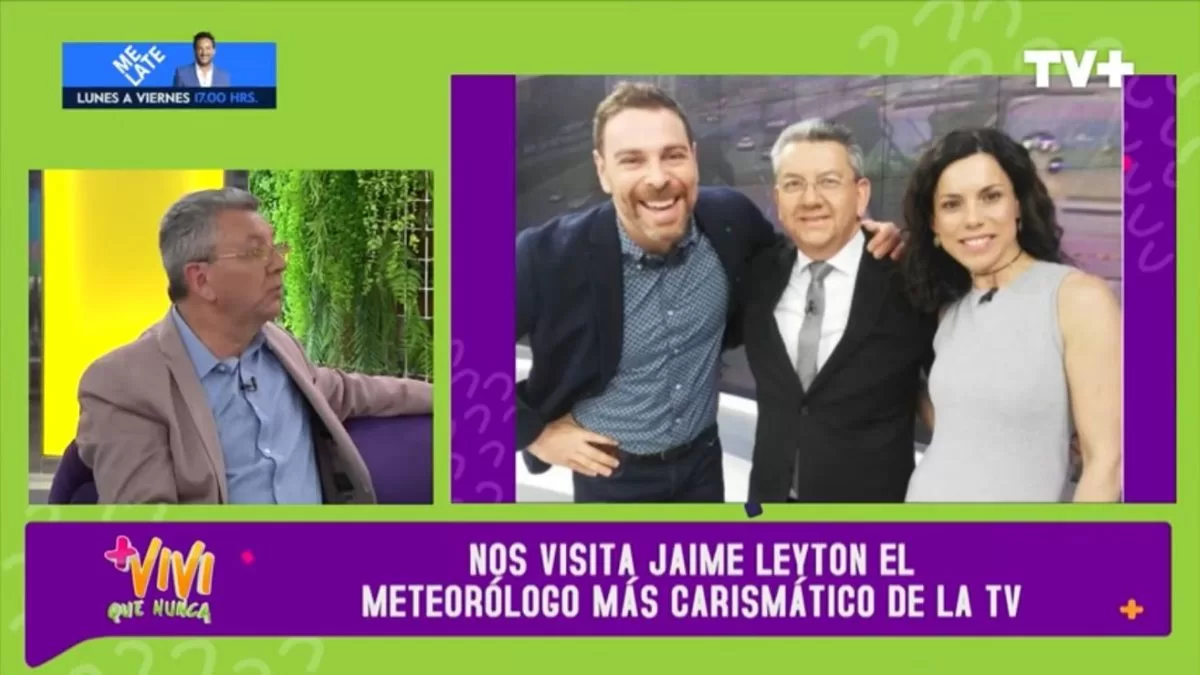 ¡No lo creerás! Así fue la primera aparición del meteorólogo Jaime Leyton en televisión