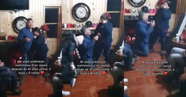 "Llorar por personas que no conozco es mi pasión": Hombre le pide matrimonio a su pareja tras 42 ...