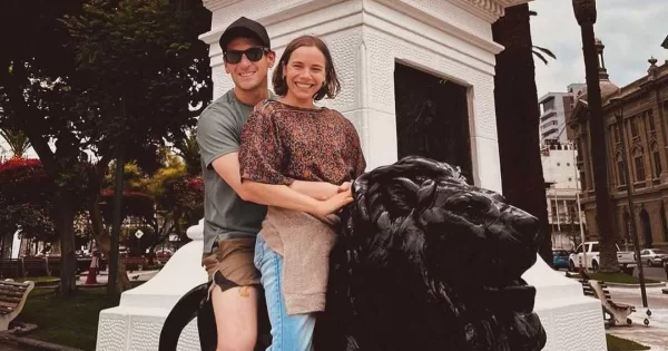¡Enamorados! María Gracia Omegna sorprende con romántico saludo de ...